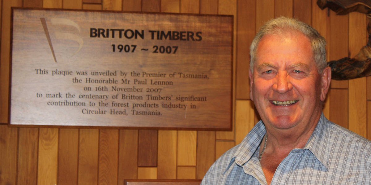 Australia Day Award for Ross Britton - Britton Timbers